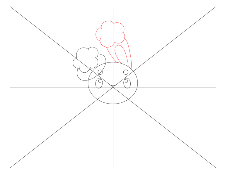 How to draw Pokémon Buneary in 10 steps · Windingpathsart.com