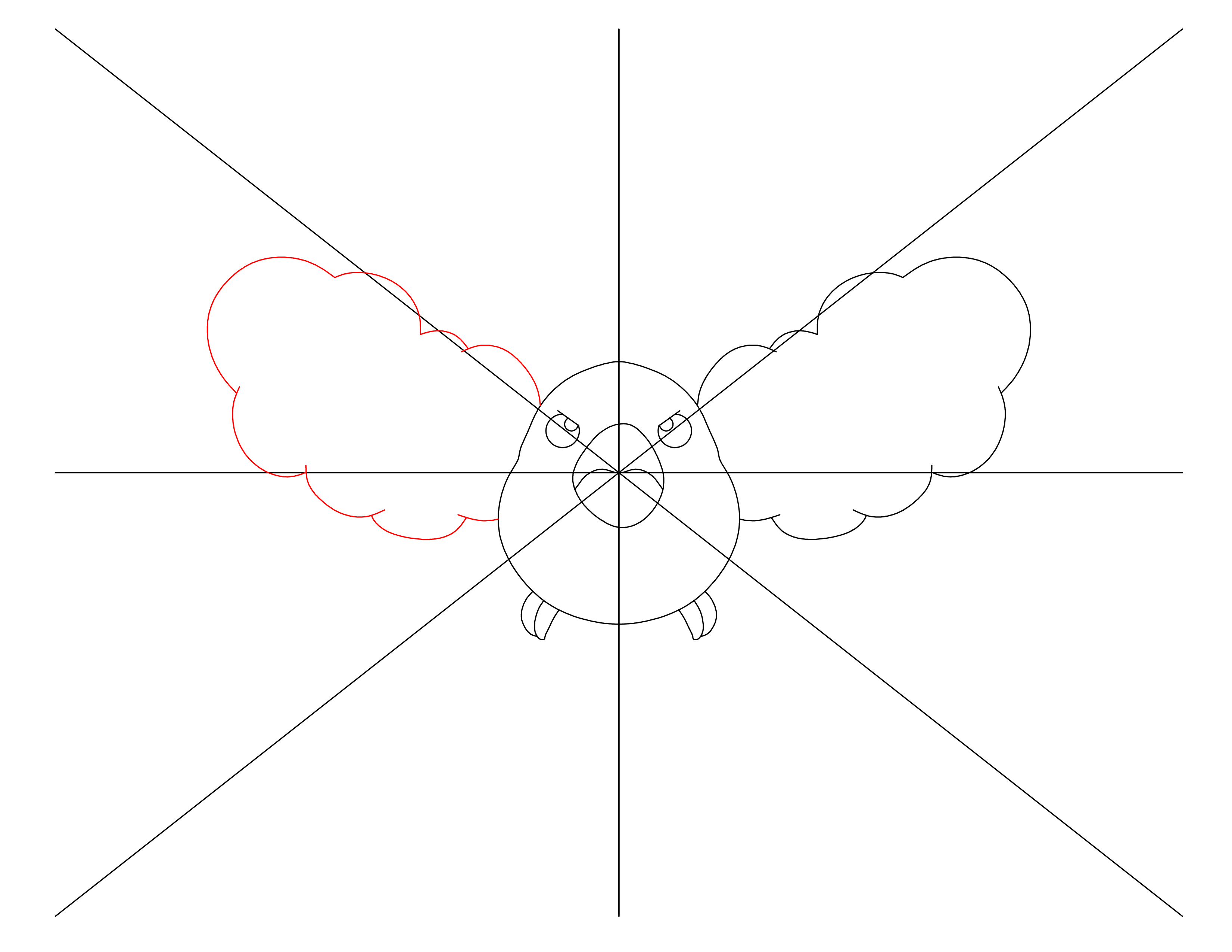 how to draw Pokemon Swablu step 8 · Windingpathsart.com